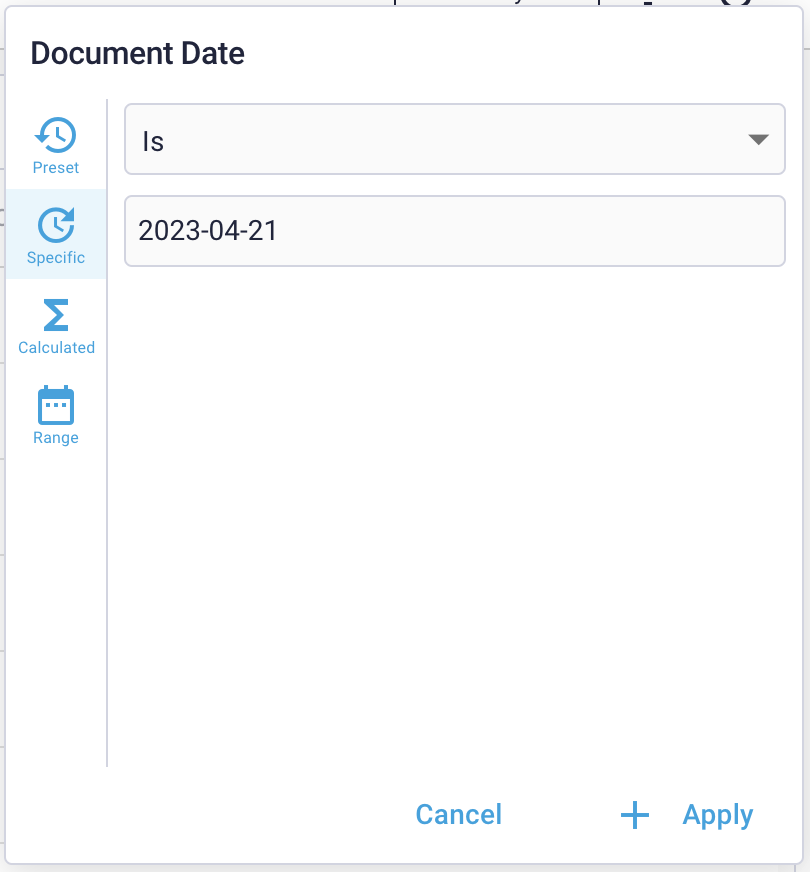 Date Range Filters – IntouchIntelligence