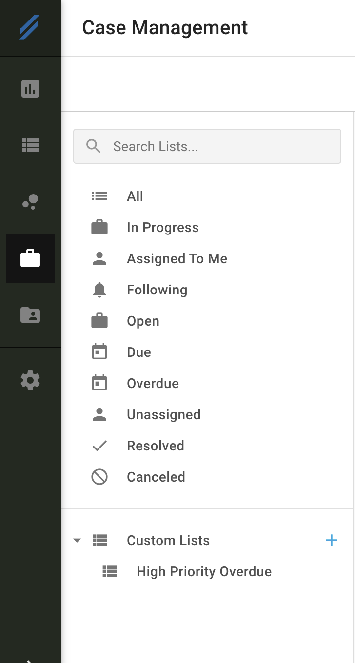 Create a 'Custom List' for Cases – IntouchIntelligence
