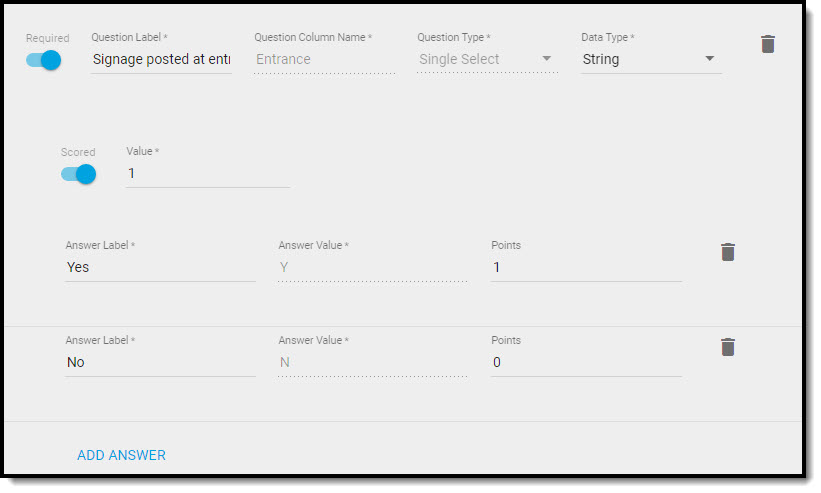 Single Select – IntouchIntelligence