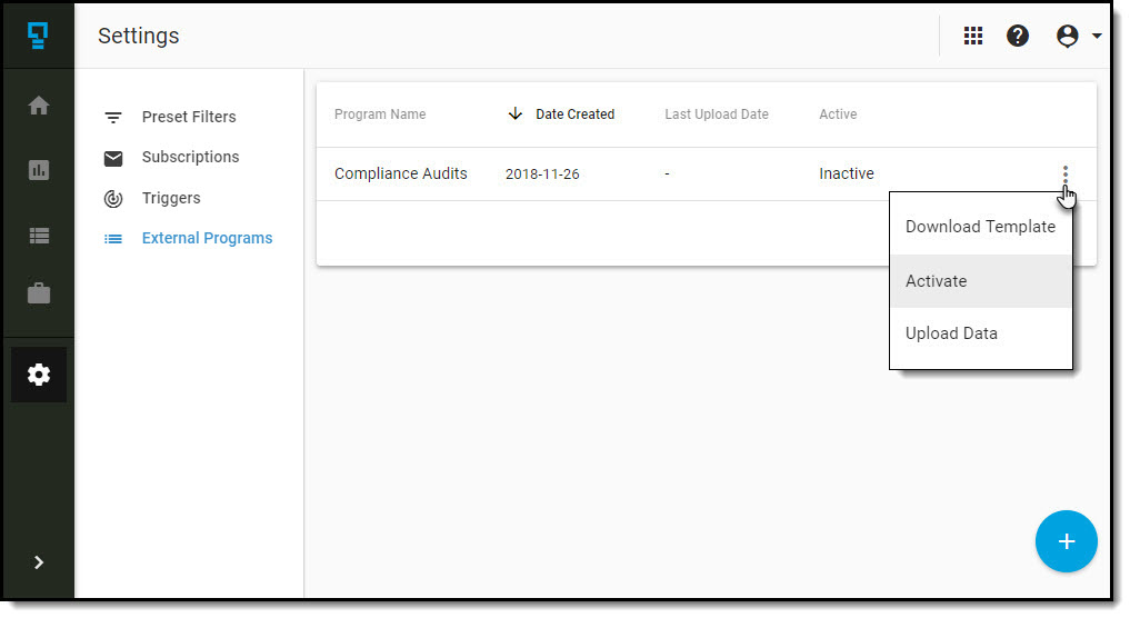 Make an External Program Active (or Inactive) – IntouchIntelligence