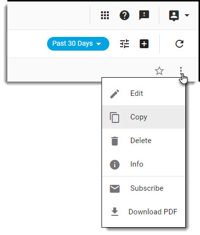 Copy a Dashboard – IntouchIntelligence