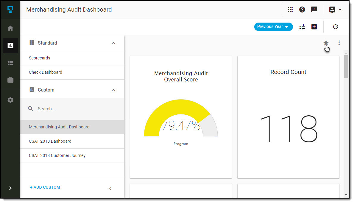 Favorite a Dashboard for Your Home Screen – IntouchIntelligence